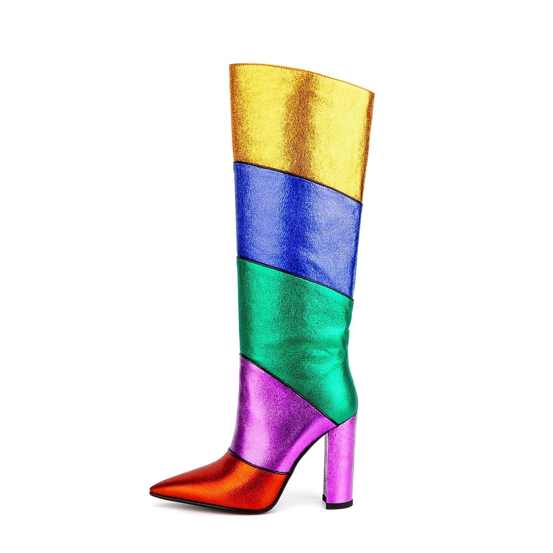 Drag Queen Rainbow Boots, Drag Queen Stiletto Heel Boots, Drag Queen B ...